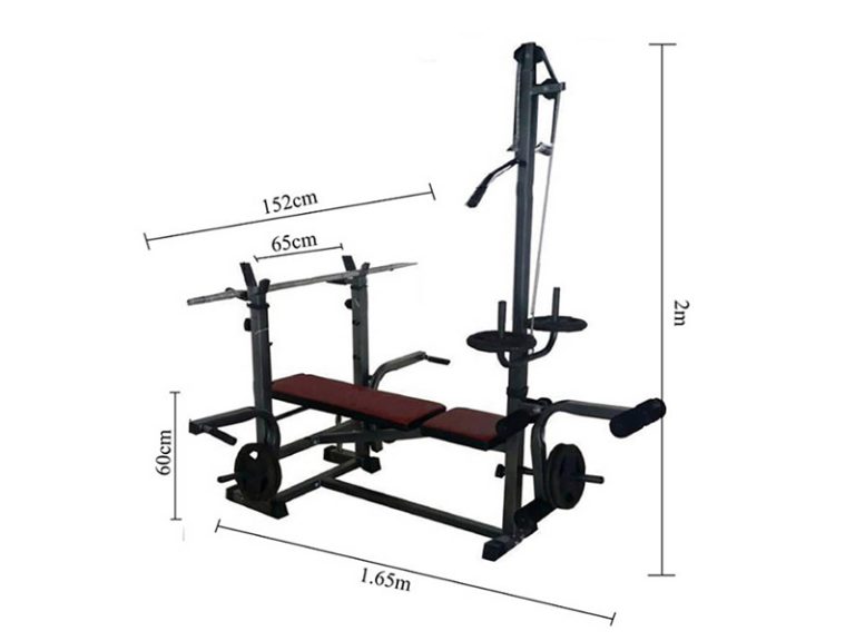 Xuki 2023 Ghế tập đa năng tích hợp 20+ bài tập thể hình